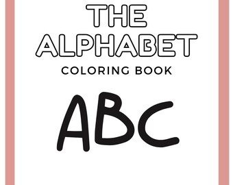My First ABC Coloring Book - Etsy