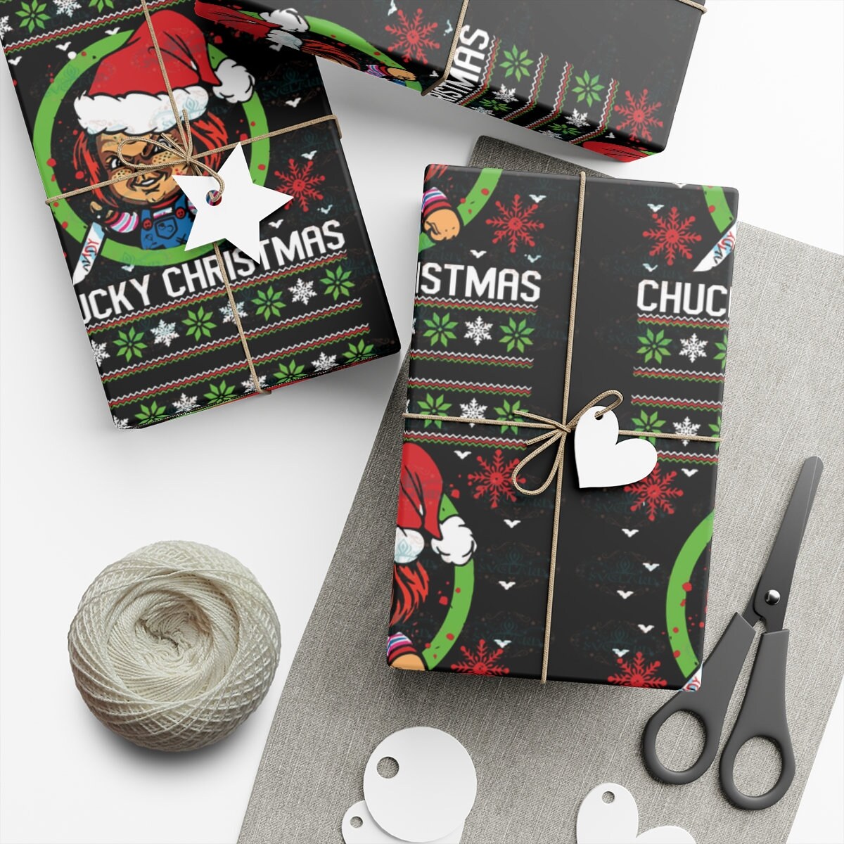 Chucky Christmas Gift Wrap Papers - Etsy