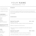 Modern Firefighter Resume Template - Etsy