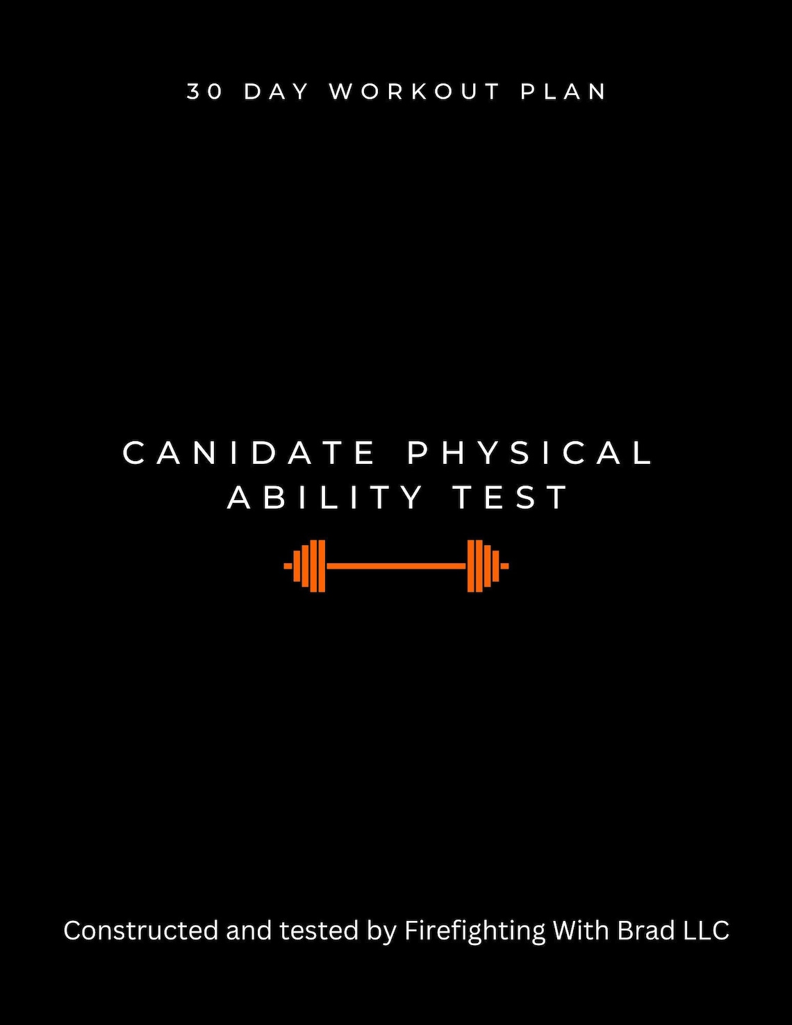 30-day CPAT Workout Plan for Firefighters (digital Download) - Etsy