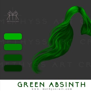Digital Hair Overlays - Instant Download of Wavy Hairstyles, 14 PNG ...