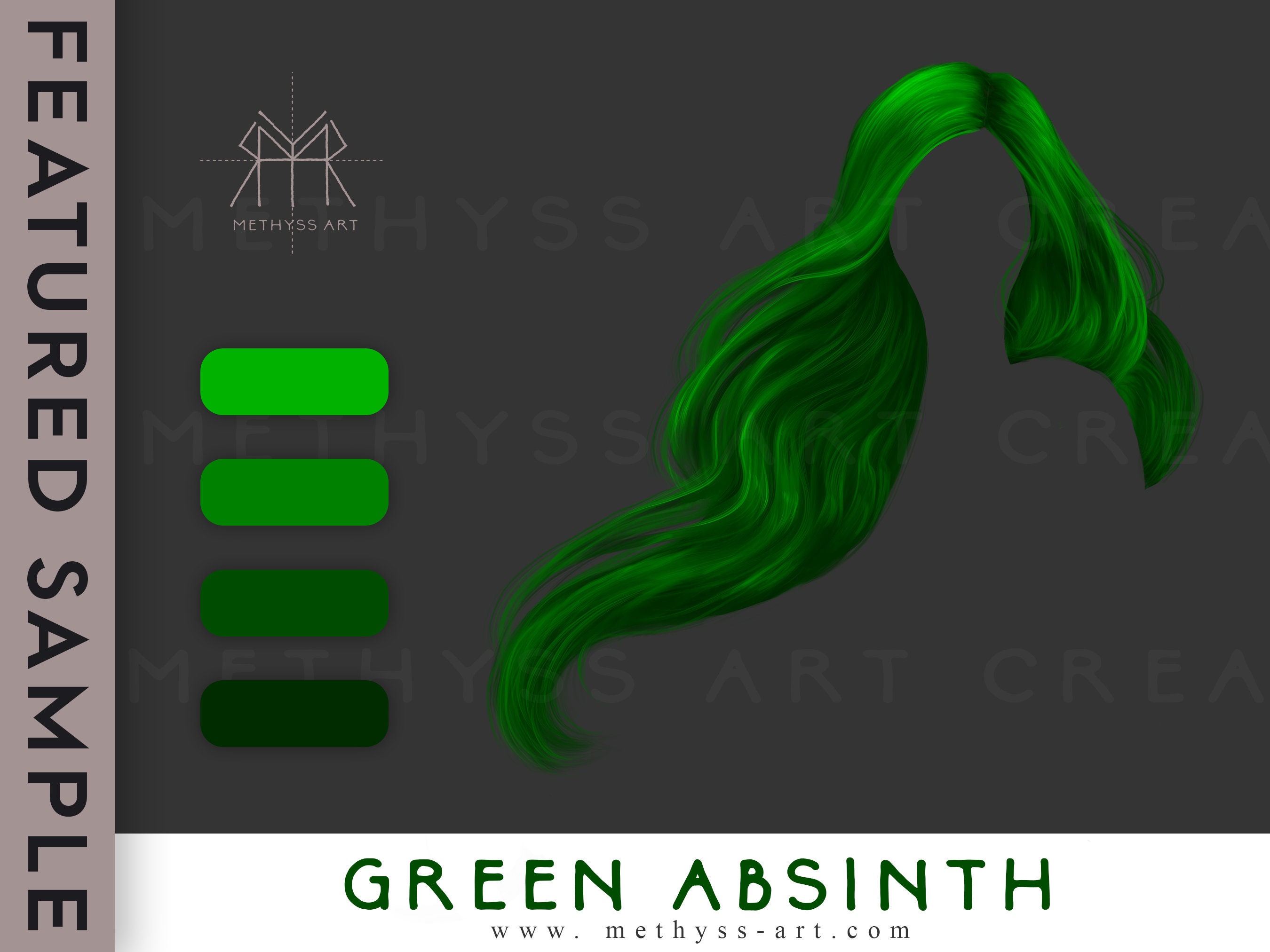 Digital Hair Overlays - Instant Download of Wavy Hairstyles, 14 PNG ...