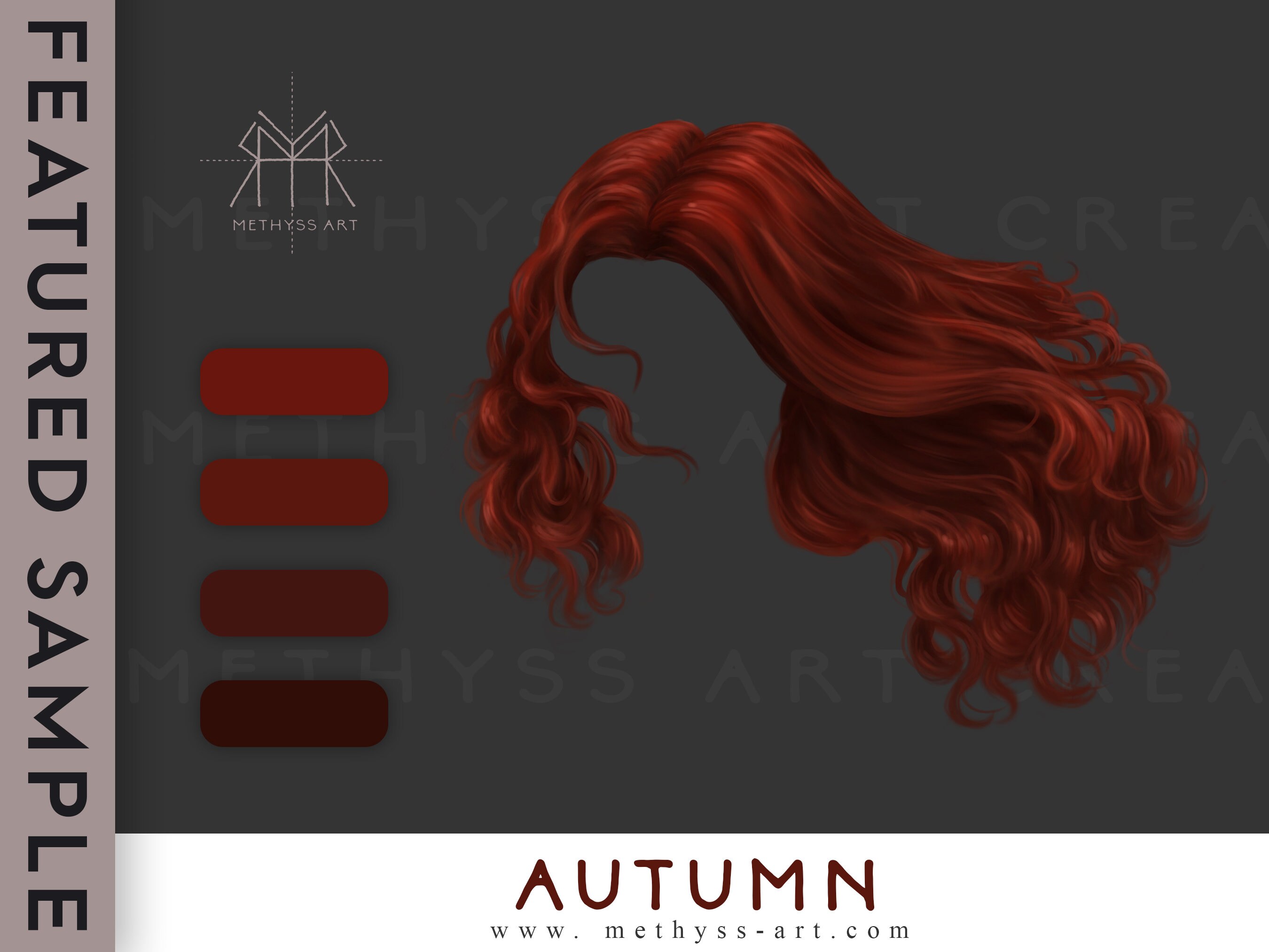 Digital Hair Overlays - Instant Download of a Curly Hairstyle, 14 PNG ...
