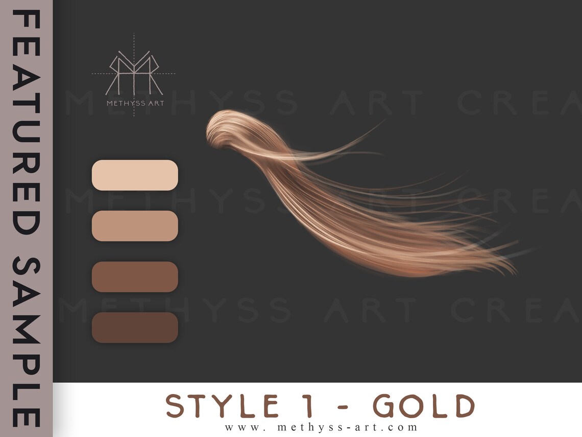 Digital Hair Overlays - Instant Download of 5 Different Hairstyles ...