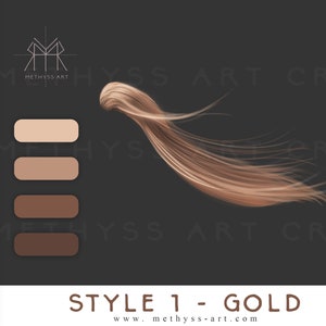Digital Hair Overlays - Instant Download of 5 Different Hairstyles ...