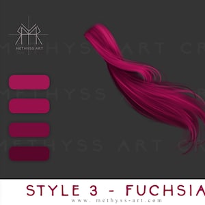 Digital Hair Overlays - Instant Download of 5 Different Hairstyles ...