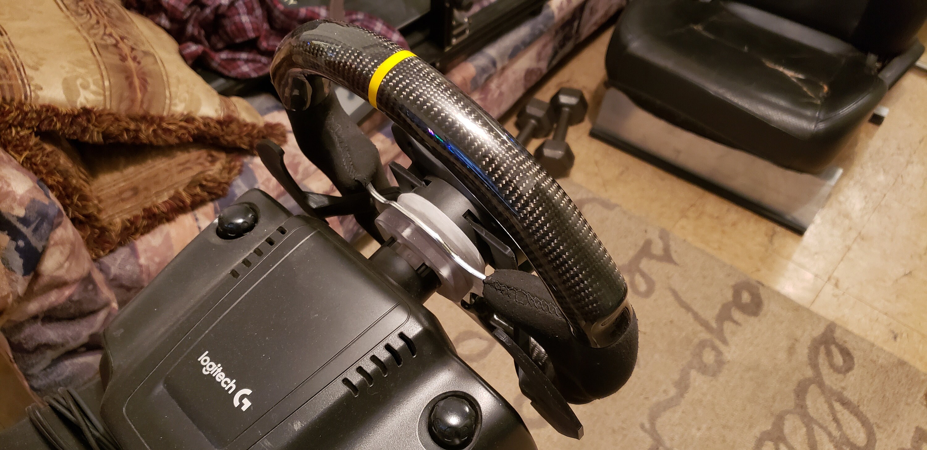 Full Size Wheel Adapter Logitech G27 / G29 / G290 / G923 for Flat ...