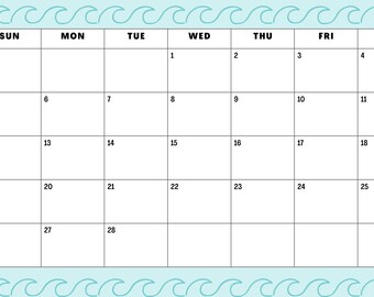 DOWNLOADABLE PRINTABLE 2023 Calendar Sheets Simple, Clear and Large ...