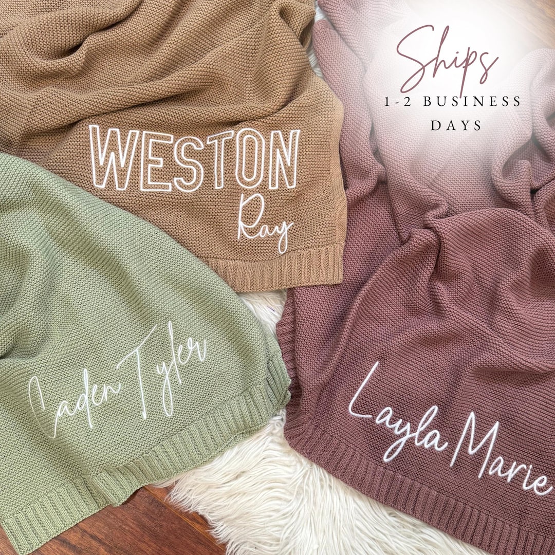 Baby Gift | Personalized Name| Newborn Baby Gift | Embroidered Baby ...