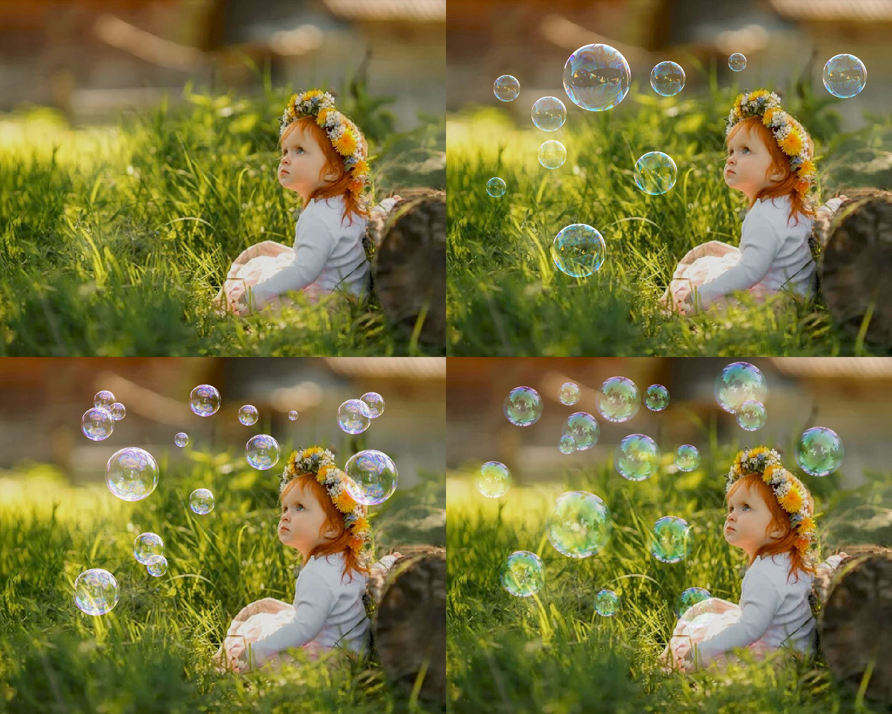 Realistic Soap Bubbles Overlay, Bubbles Overlay, Transparent Bubbles ...