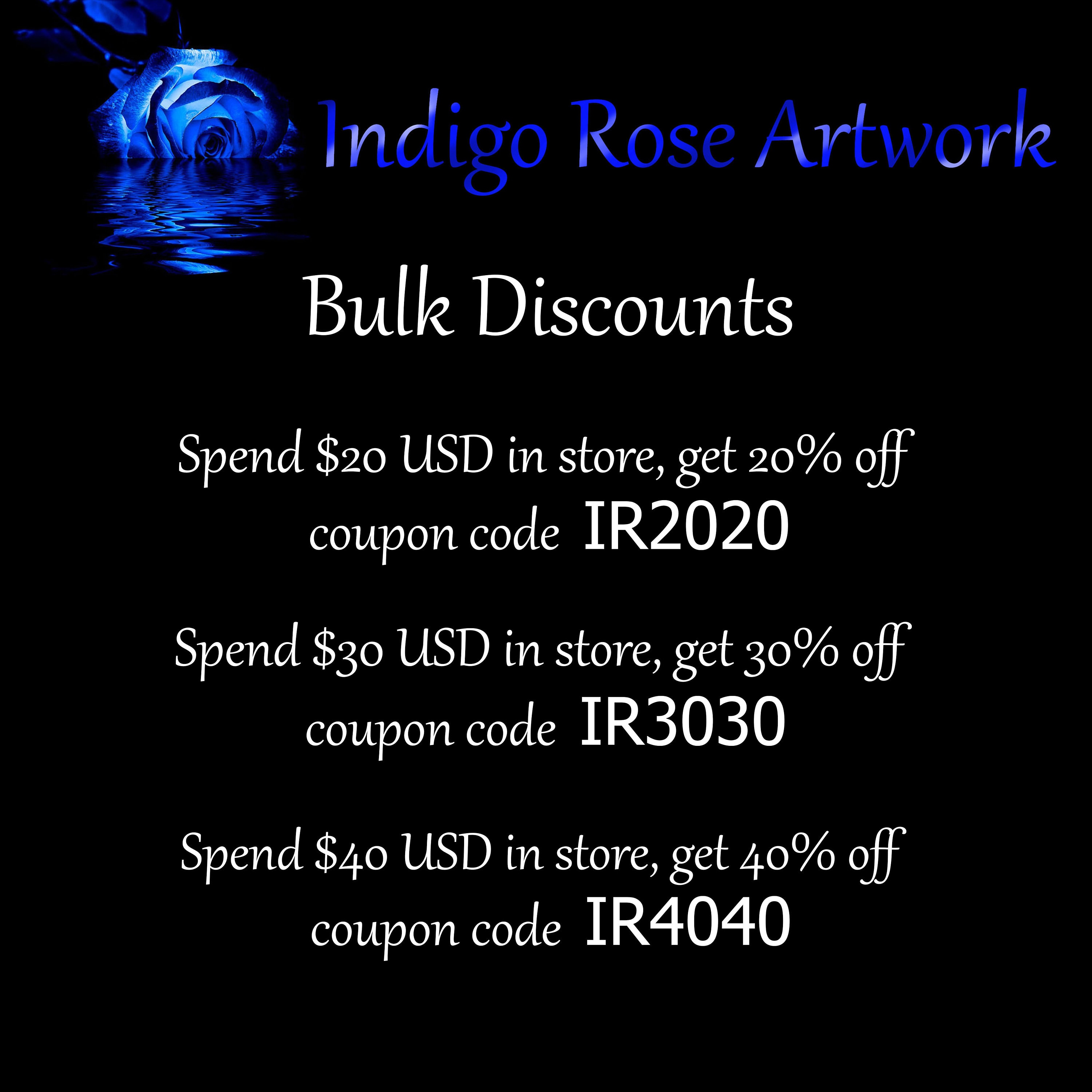 Indigo Rose Artwork Commercial License, Mass Production License ...