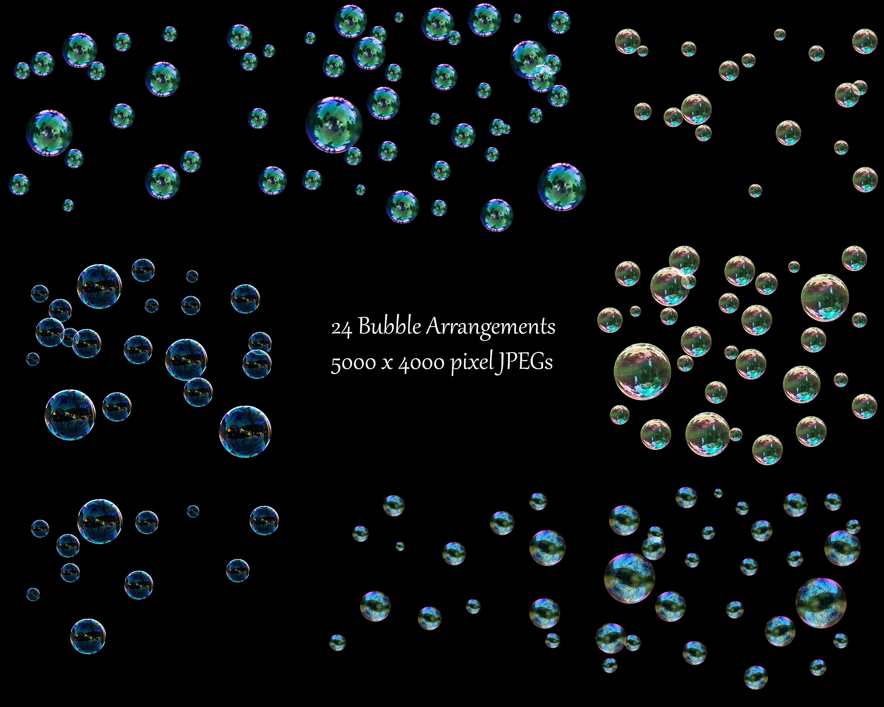 Realistic Soap Bubbles Overlay, Bubbles Overlay, Transparent Bubbles ...