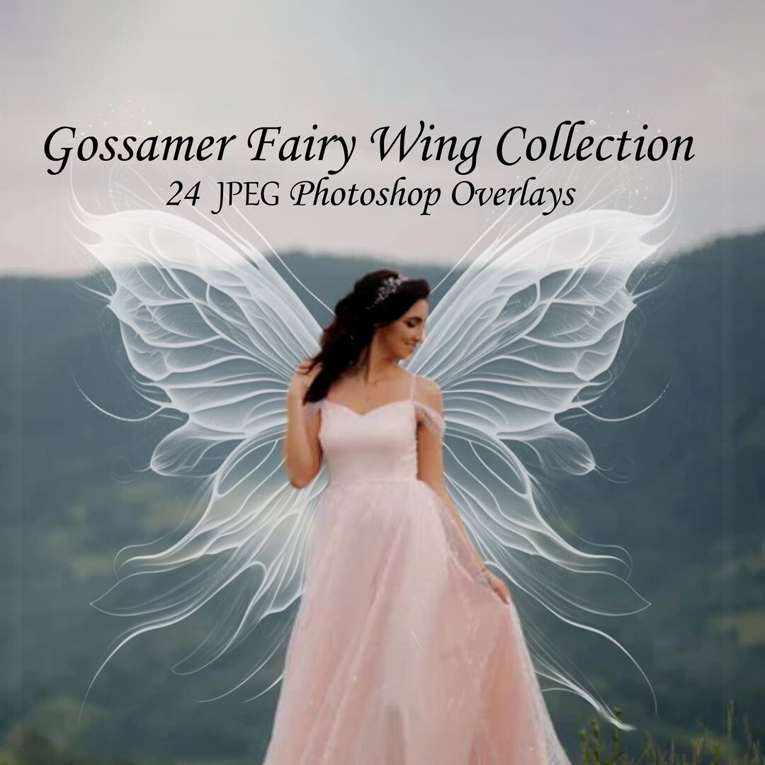 Fairy Wing Overlays Angel Wing Overlays Photoshop Overlays - Etsy