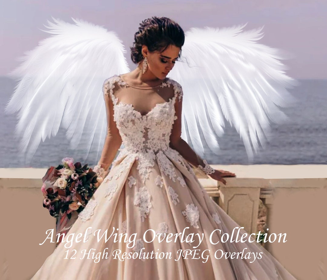 Angel Wing Overlays, Fairy Wing Overlays, Bridal Overlays, Maternity ...