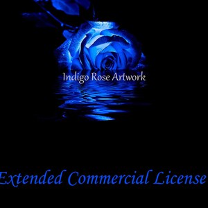 Indigo Rose Artwork Commercial License, Mass Production License ...
