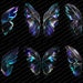 Luminescent Fairy Wing Overlays, Angel Wing Overlays, Photoshop ...
