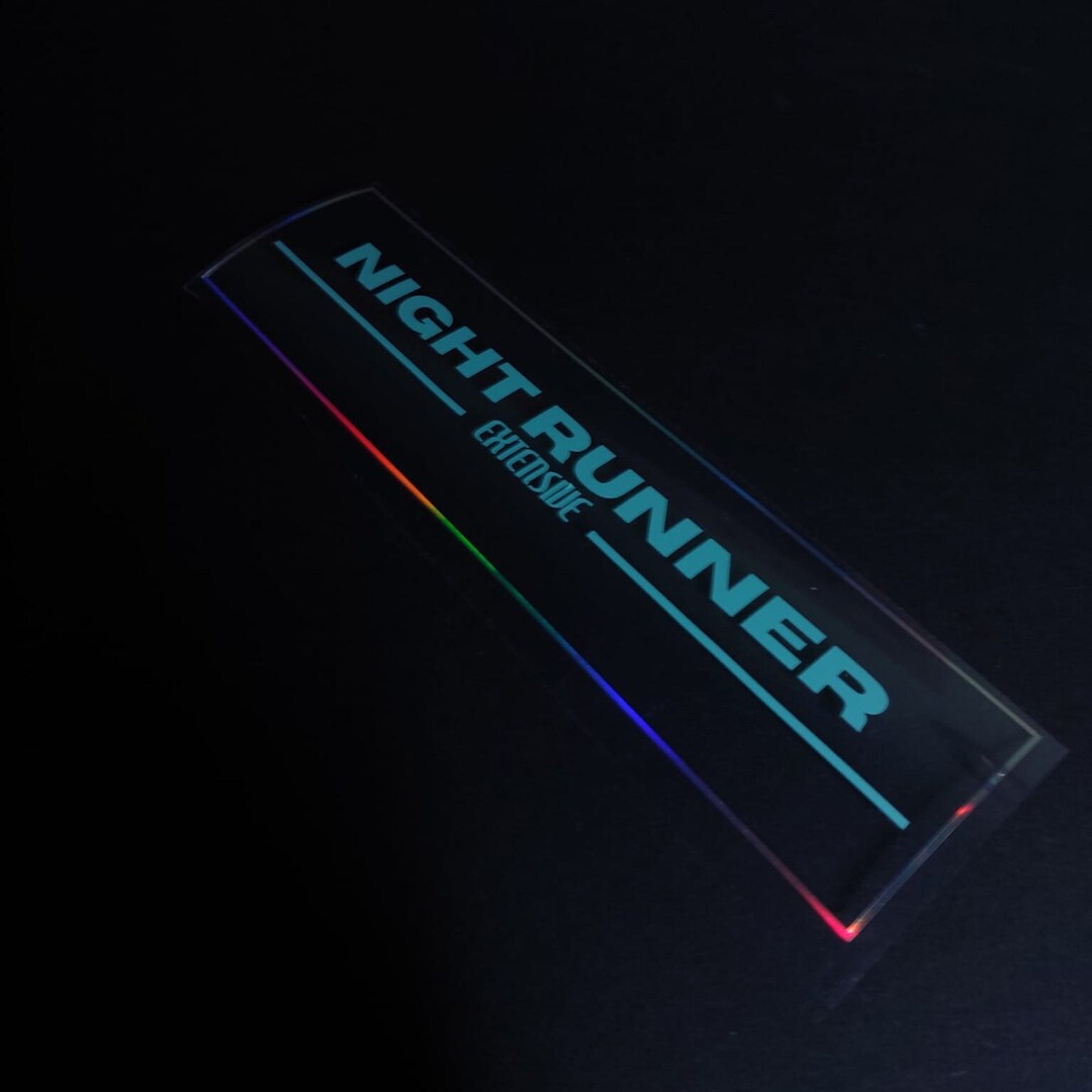 Night Runner Extensive Stickers Oilslick JDM carlable - Etsy