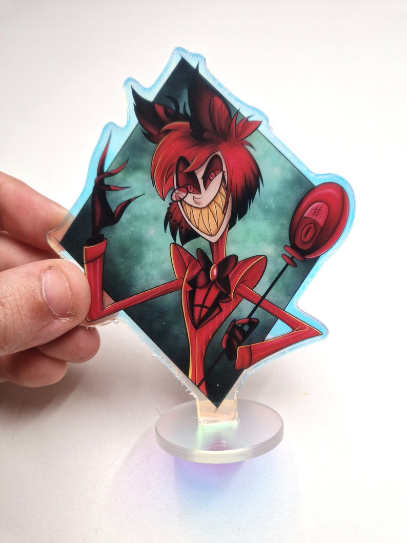 HH Standees Acrylic Display Figure, Acrylic Stand, Alastor, Lucifer ...