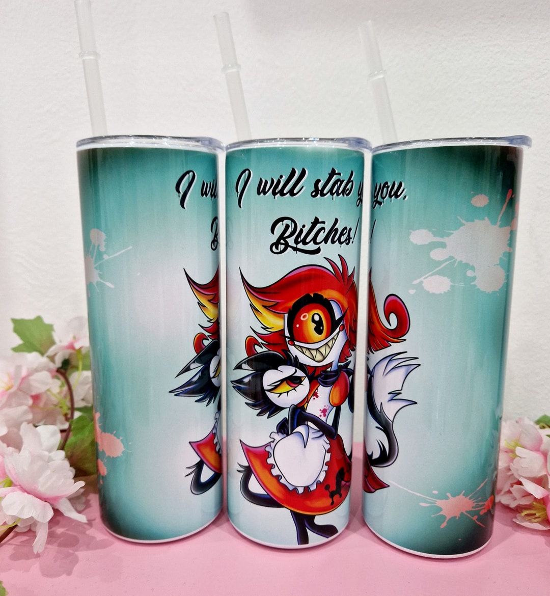 Niffty Drinking Cup With Lid & Straw, Cute | Gift | Valentine's Day ...