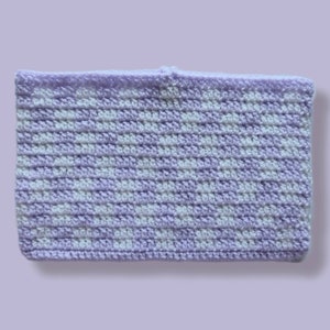 Book Sleeve Crochet Handmade Check Book Cover Protector Gift for ...