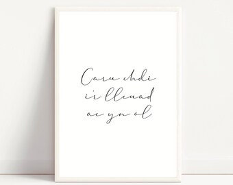 Nain - Welsh/english Language Print - Etsy UK