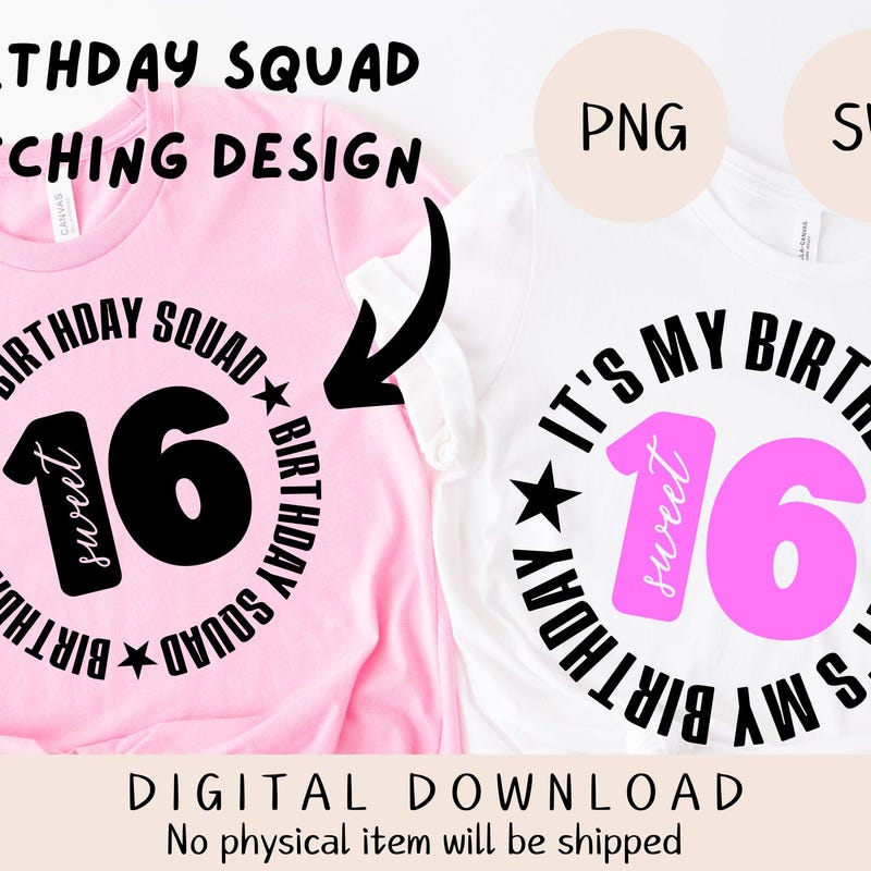 Sweet 16 Svg - Etsy