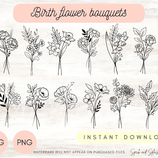 Flower Cards Bouquet - Etsy