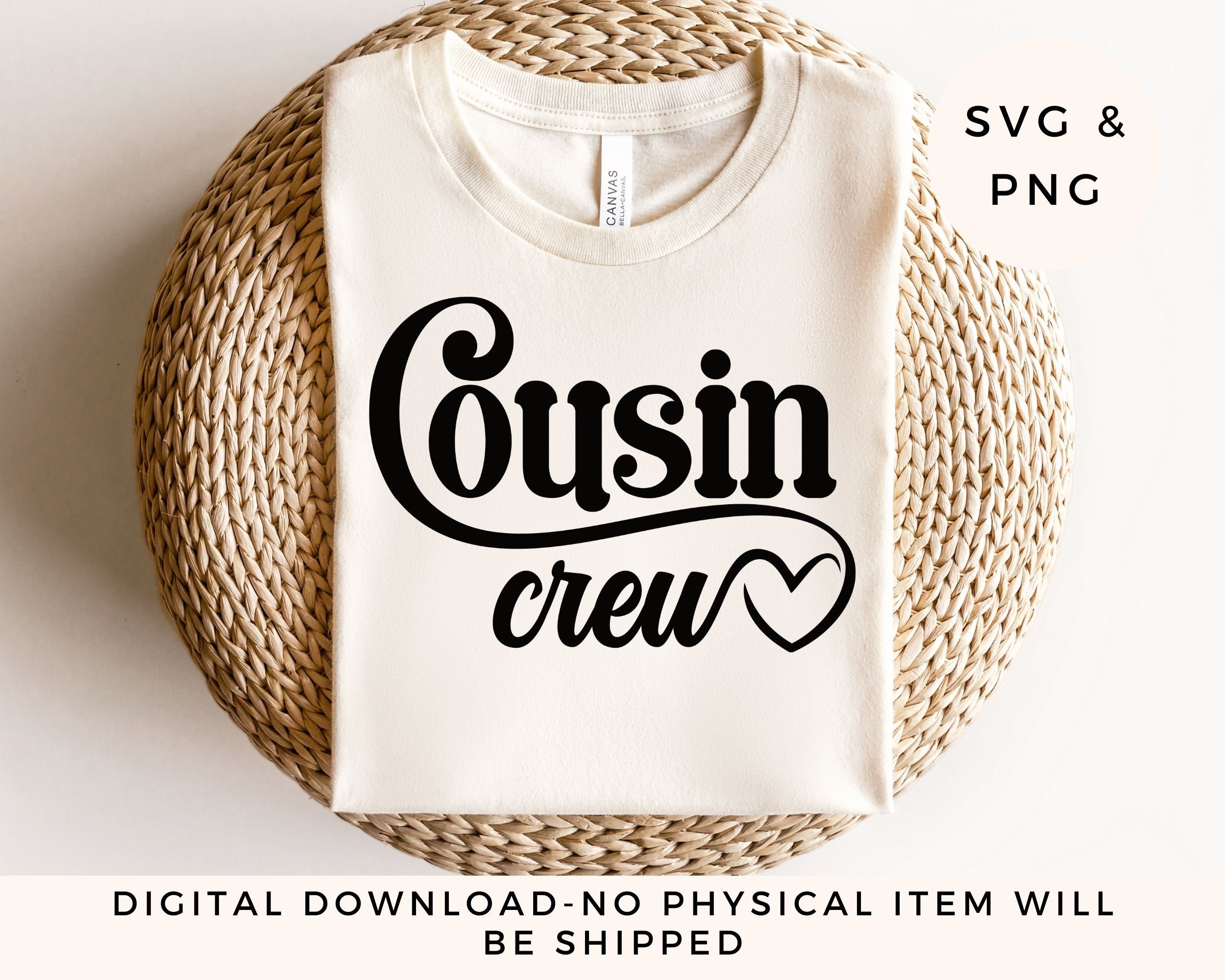 Retro Cousin Crew Svg, Cousin Crew Svg Design, Cousin Crew Svg, Cousin ...