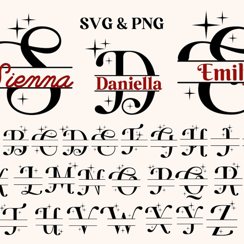 Fancy Letters - Etsy