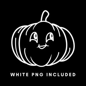 Retro Pumpkin Svg Cheeky Pumpkin Svg Png Cutest Pumpkin in - Etsy