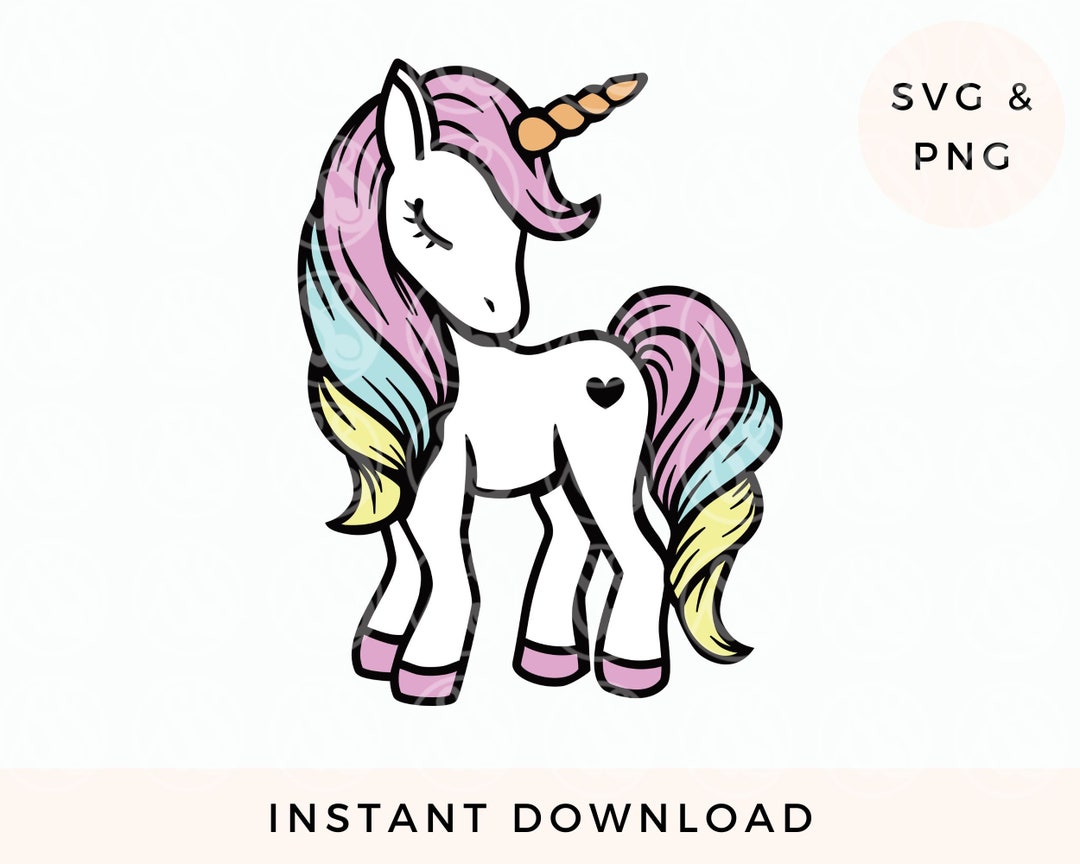 Colored Unicorn Svg, Unicorn Svg Layered, Rainbow Unicorn Svg Png ...