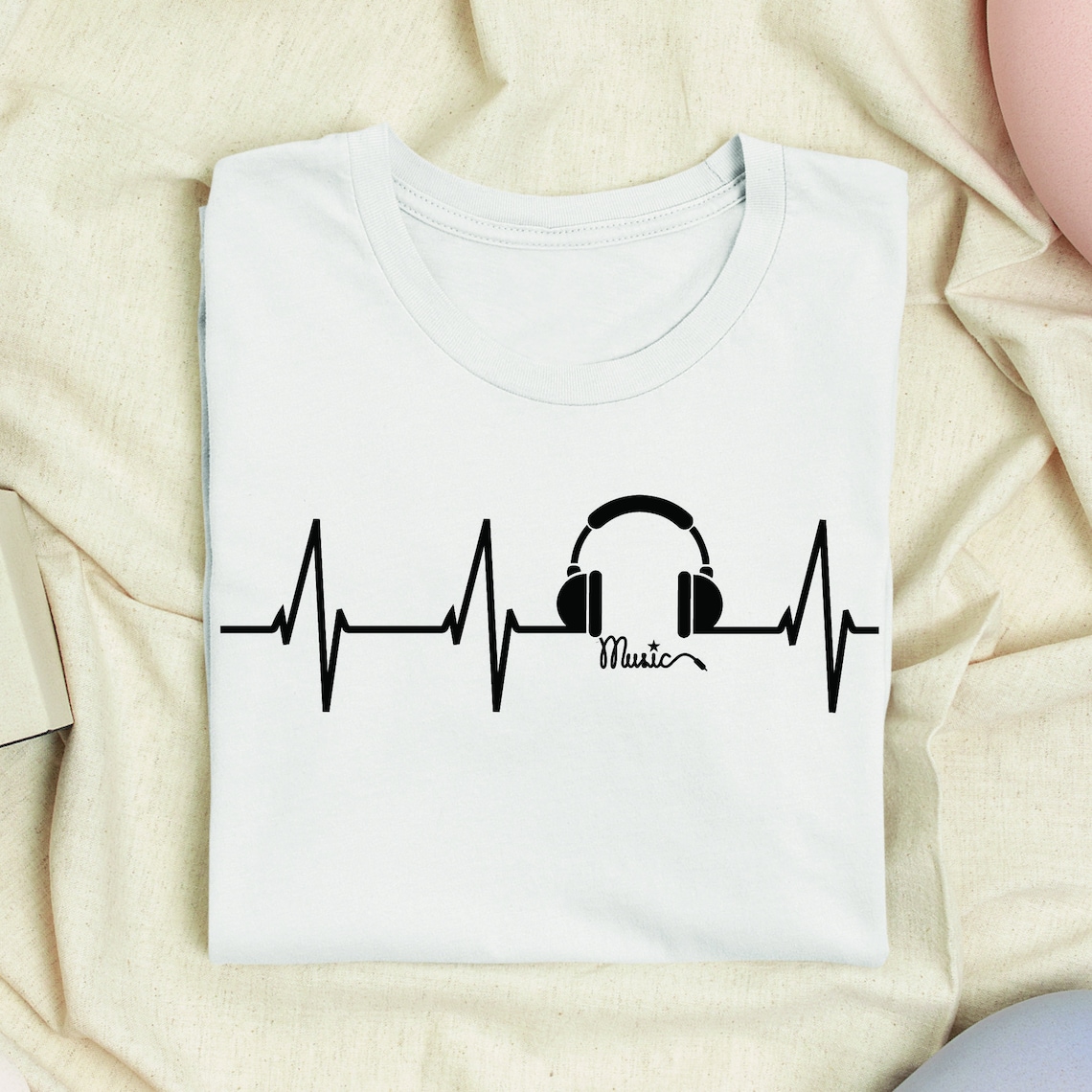 Music Heartbeat Shirt, Music Lifeline Tee, Music Lover Gift, Music ...