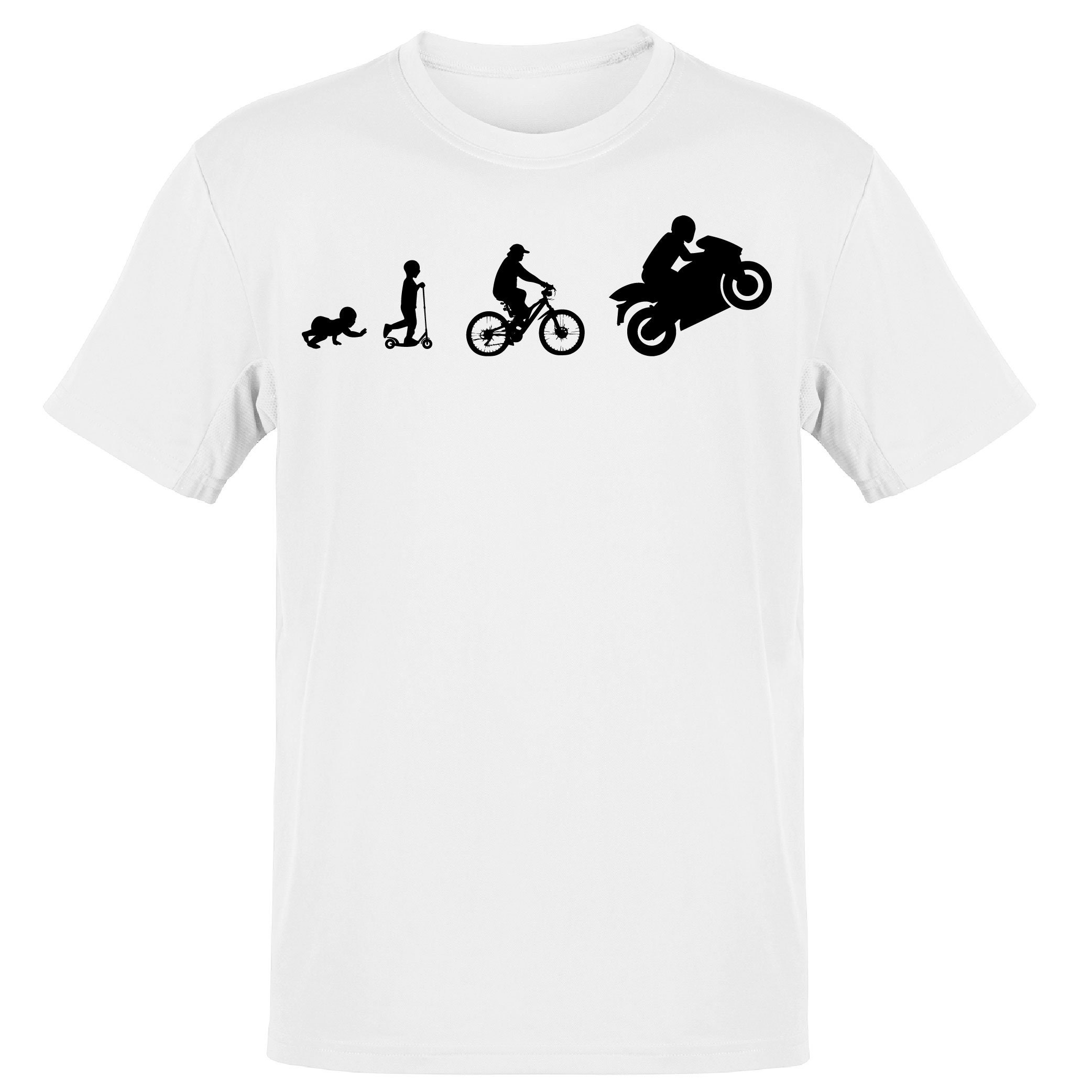 Funny Motorcycle Shirt, Motorcyclist Evolution Tee, Scooter Shirt, Bike ...