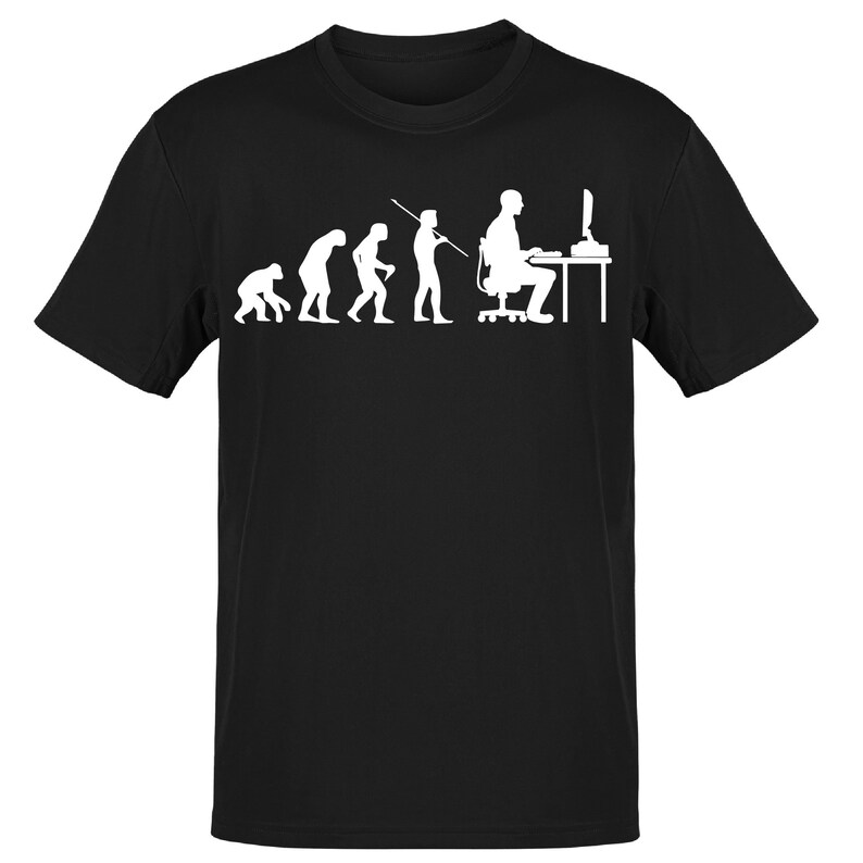 Computer Worker Evolution Shirt, Graphic Designer Evoltution Shirt ...
