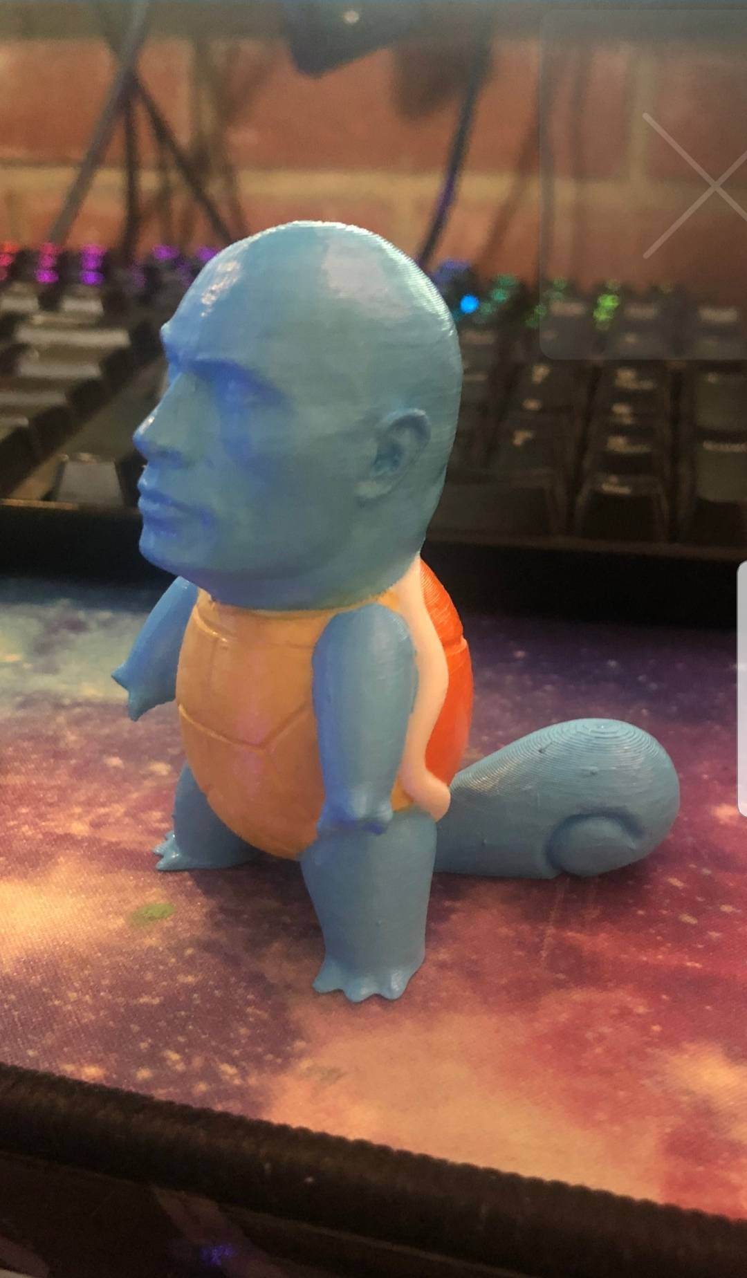 The Rock Squirtle Dwayne Johnson Pokemon 3D Printed Figure the - Etsy