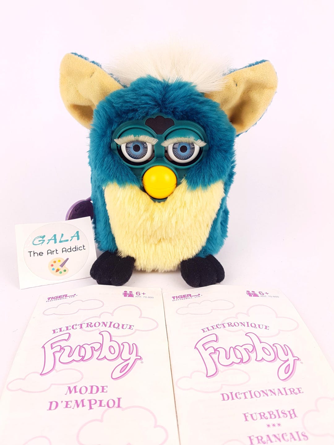 Furby Dragon NOT WORKING Ultra Rare Blue and Yellow Old 1998 Furbies - Etsy