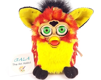 Furby Raspberry Swirl Prototype Custom Ultra Rare Old 1998 Furbies ...