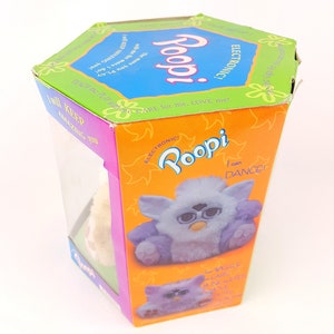 Furby Poopi With Box WORKING Fake Brown and White Knock off Gray ...