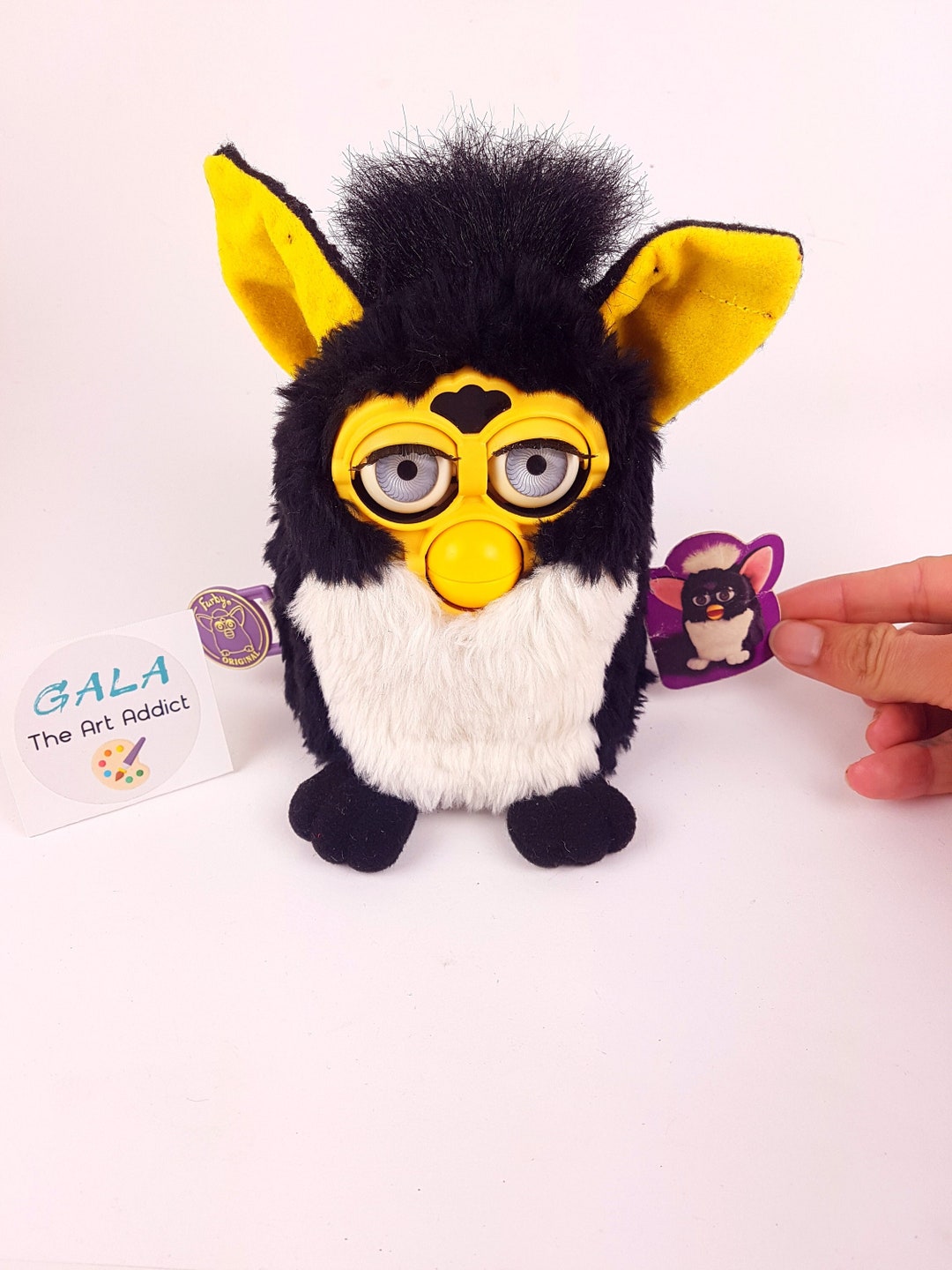 Furby Penguin Gen 8 WORKING Ultra Rare Black and White With Silver Eyes ...