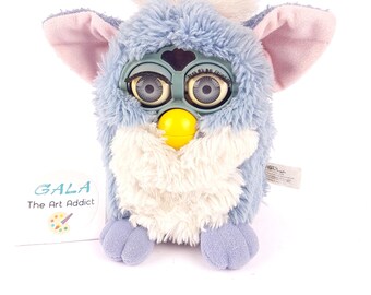 Furby Champagne WORKING 1999 Rare Sparkly Hair 1998 Old Furbies Speaks ...
