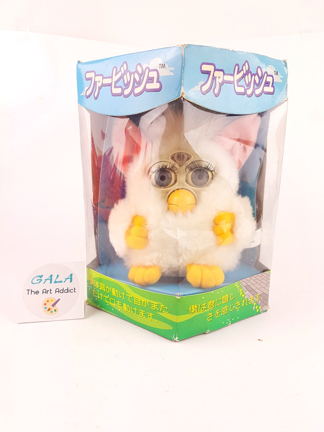 Furby Fake Furbish With Box WORKING With Box Ultra Rare White Knock off ...