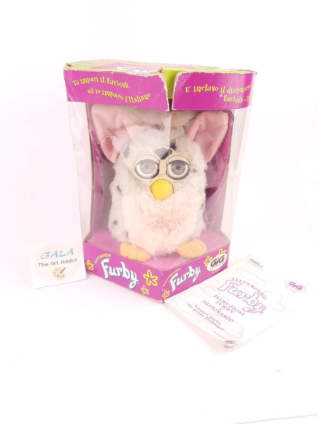 Furby Leopard WORKING but MUTE Old 1998 Furbies First Generation With ...