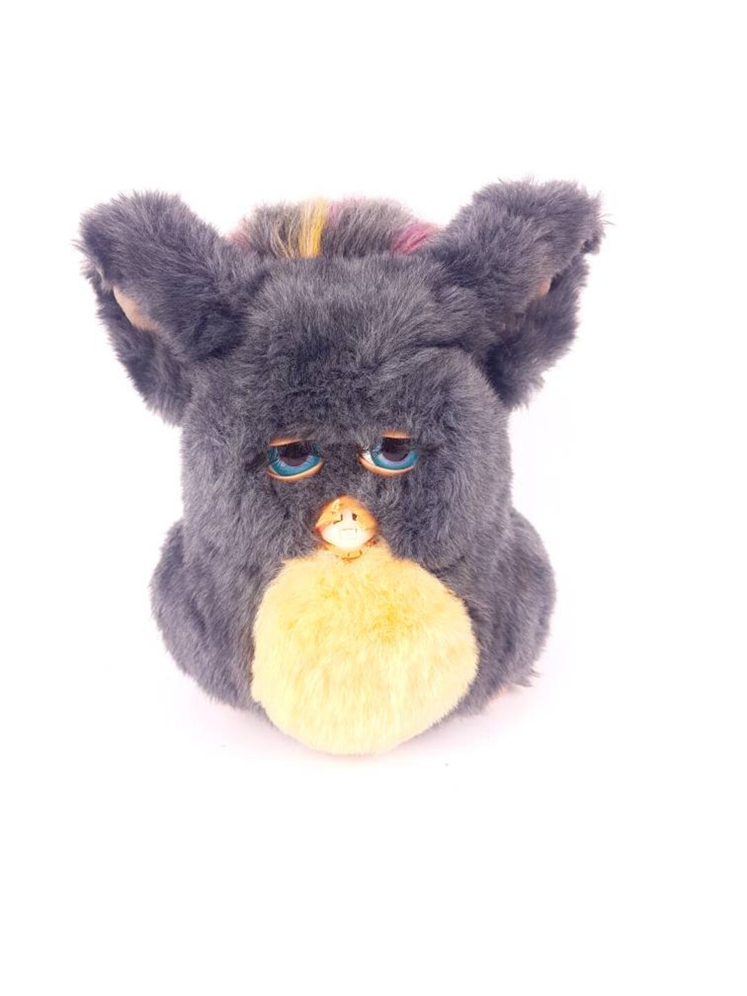 Furby Fiesta Ultra Rare 2005 WORKING Black and Brown ファービ Speaks ...