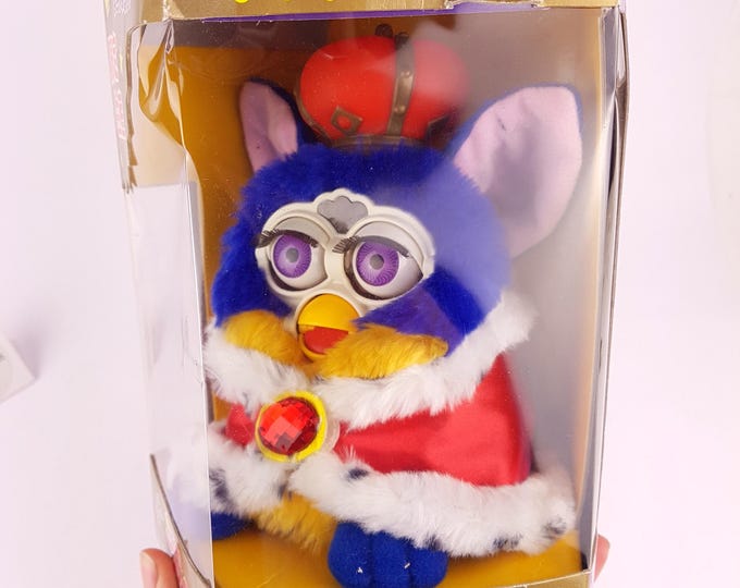 Furby NIB King Royal Majesty New in Box 1999 Special Limited Edition ...