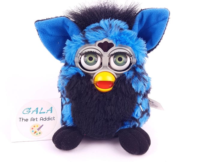 Furby Blue Turtle WORKING 1999 Rare Old 1998 Furbies Speaks English - Etsy