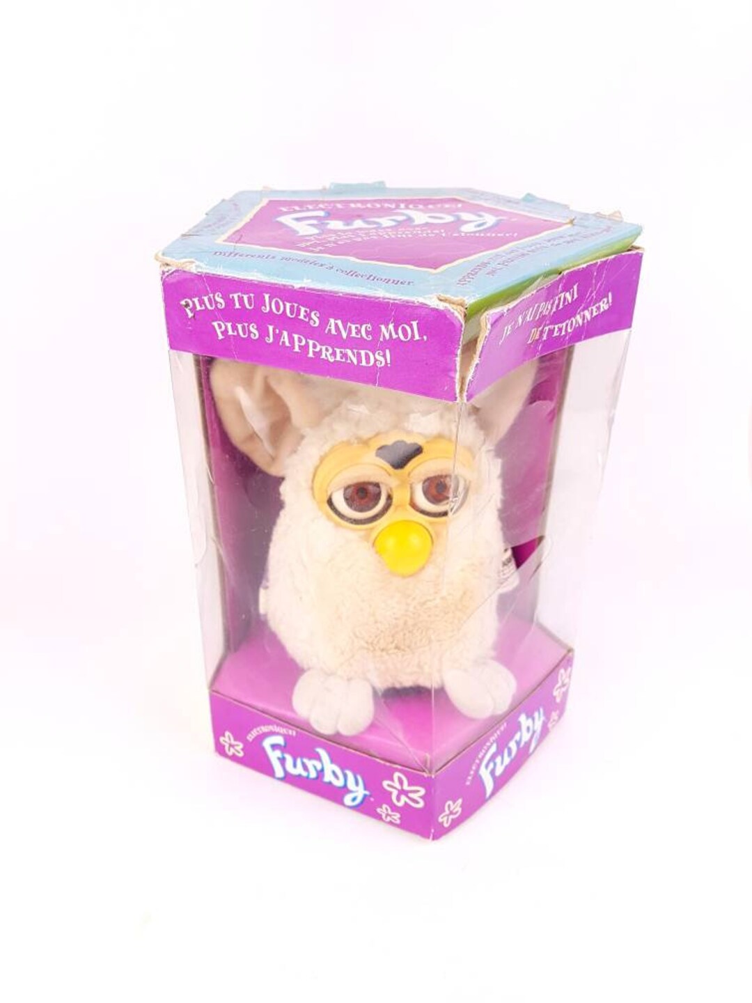 Furby Lamb With Box damaged 1998 WORKING Rare ファービ Speaks French - Etsy