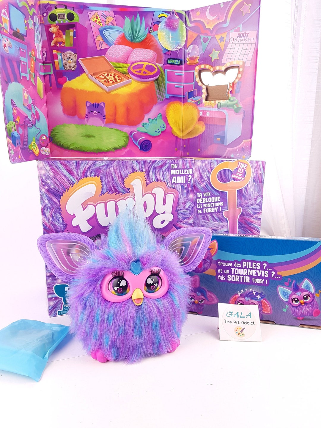 New Furby 2023 Purple FRENCH Edition ファービ Latest Release With Box and ...