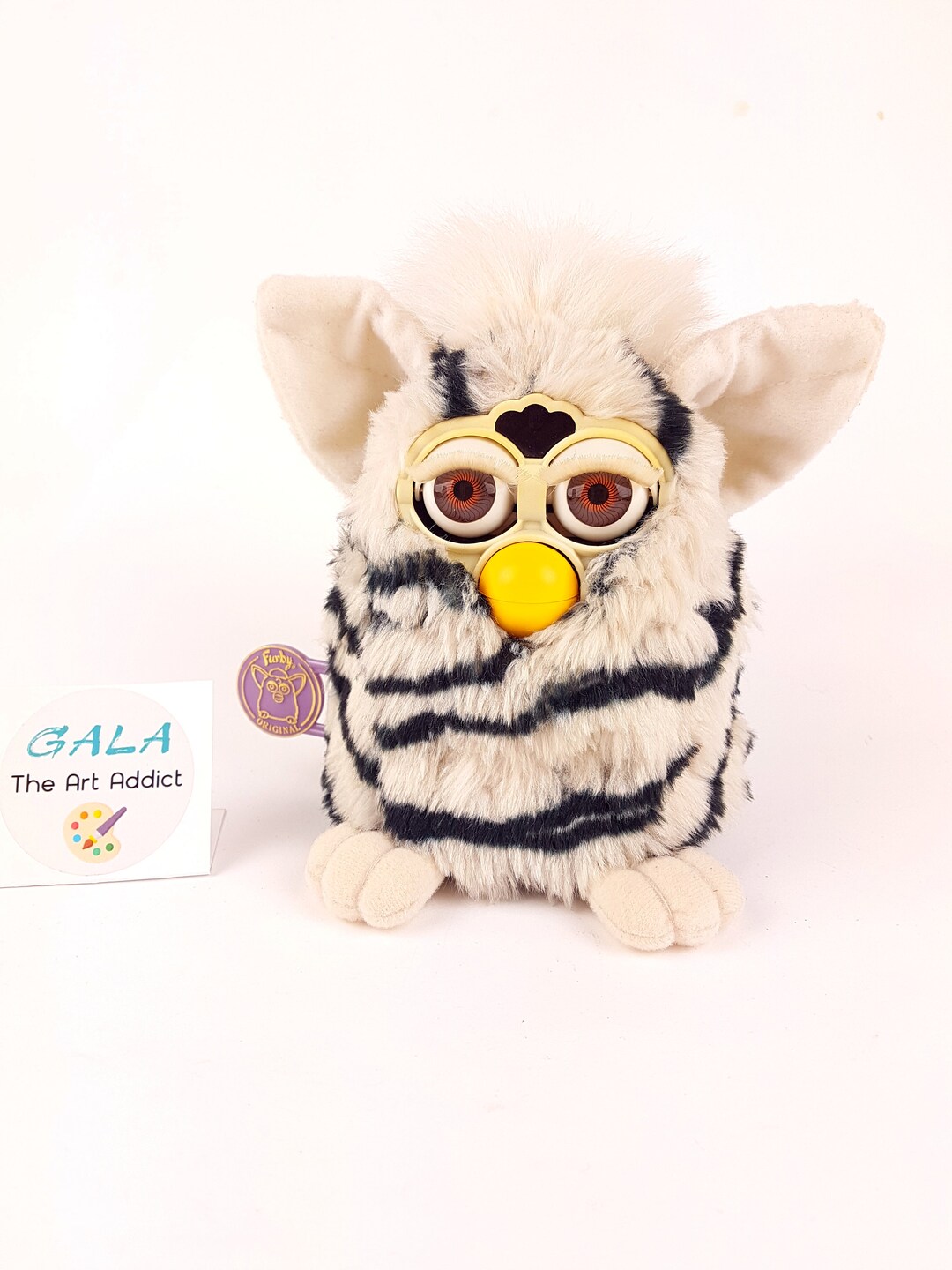 Furby Zebra WORKING LOW SOUND Old 1998 Furbies Speaks Italian - Etsy