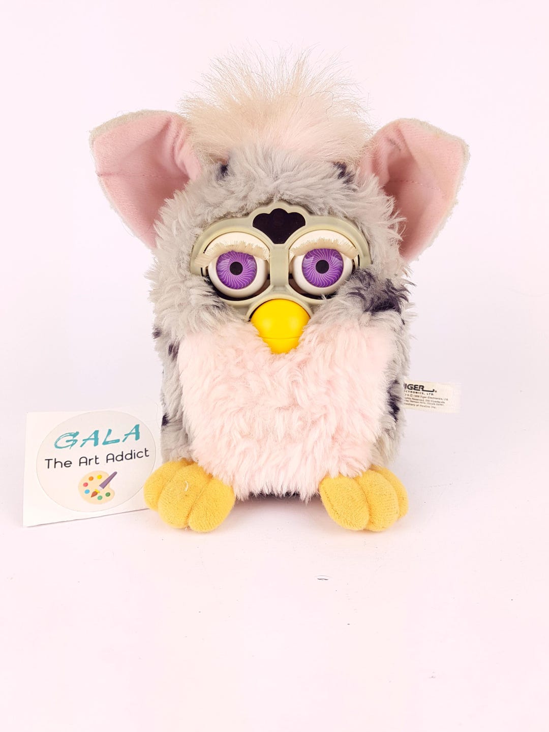 Furby Fresh New Look Leopard With Purple Eyes ULTRA RARE Working Old ...