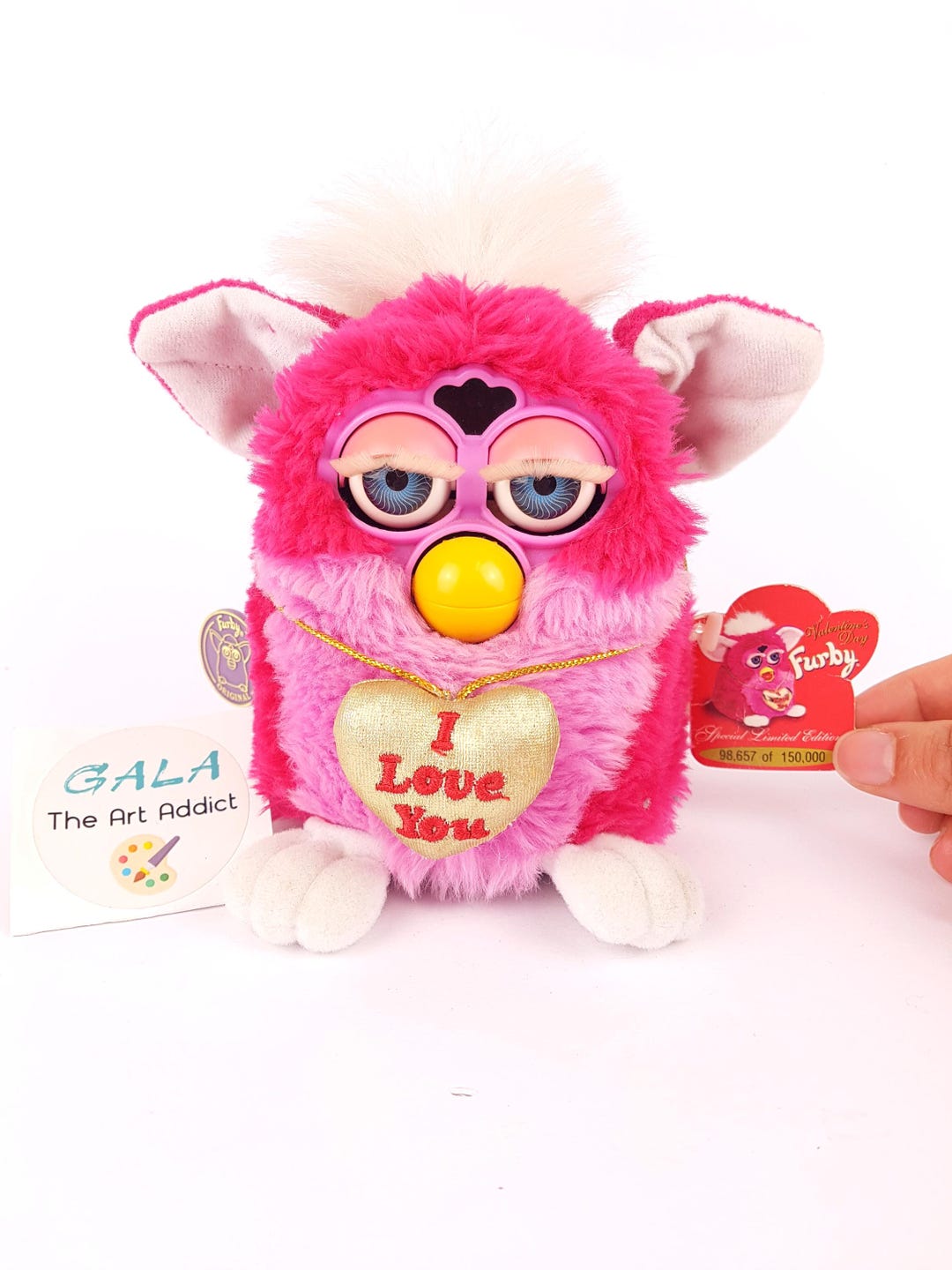 Furby Valentines Super RARE Special Limited Edition WORKING ファービ Old ...